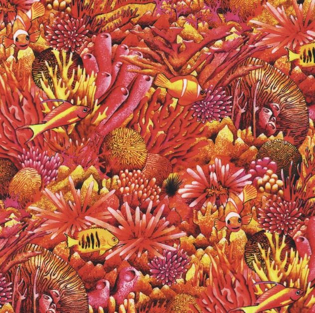 CORAL CANYON Coral Ember - FAT QUARTER – Utopian Threads