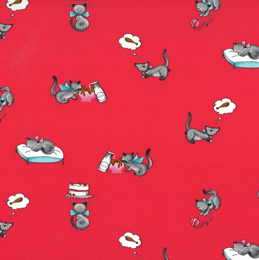 WHAT'S COOKING Tabby Teasers Strawberry - SALE $11.00 p/m – Utopian Threads